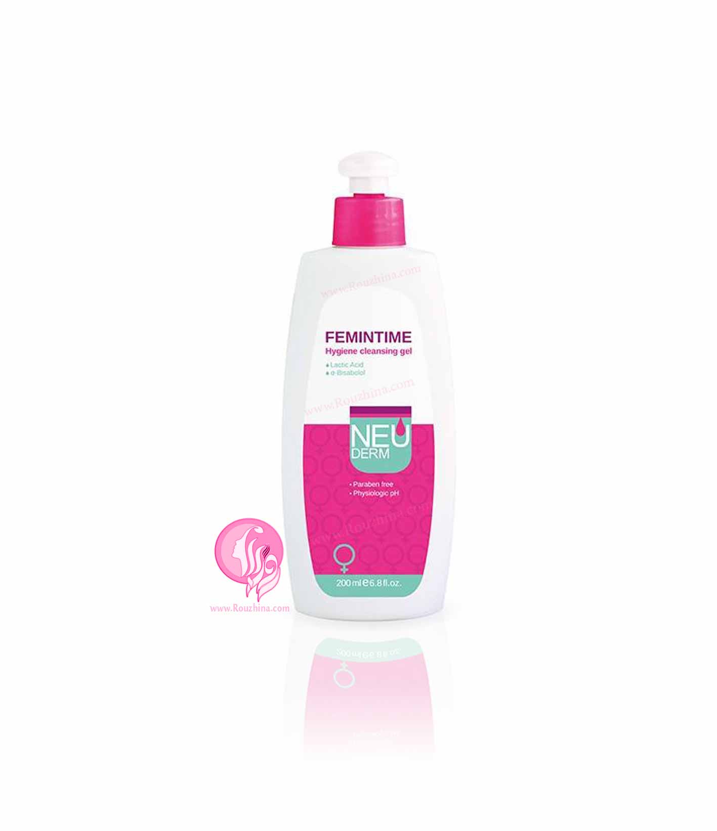 ژل بهداشتی بانوان فم اینتیم نئودرم 200ml Neu Derm - روژینا Rouzhina