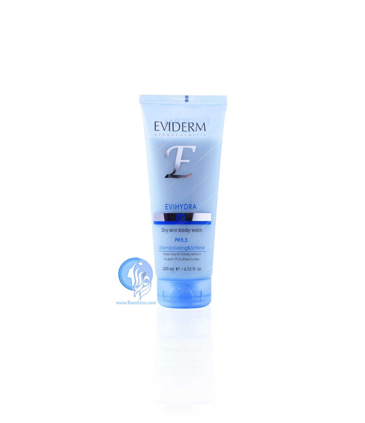 شامپو بدن پوست خشک اویدرم Eviderm مدل EviHydra اوی هیدرا 200ml | روژینا ...